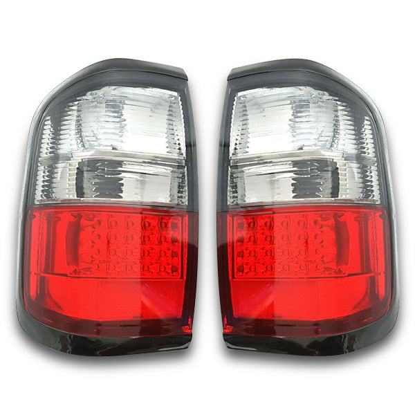 LED Tail Lights with Smoked Black Lens for Nissan Pathfinder R50 11/19 ...