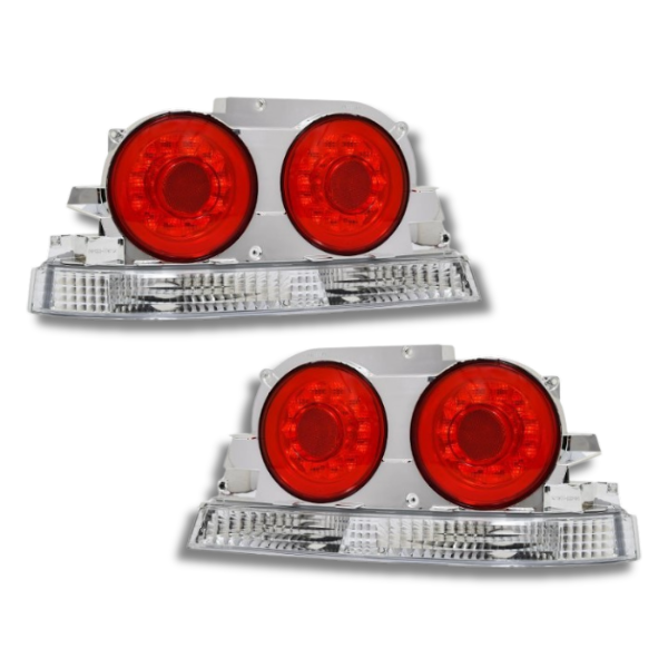 LED Fibre Ring Tail Lights for R33 Nissan Skyline GTR / GTST 1993-1998 ...
