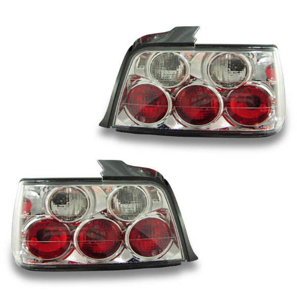 Tail Lights for BMW E36 3 Series 2-Door Coupe 1991-Onwards - Chrome ...