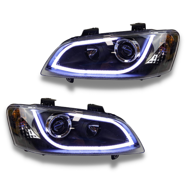 DRL LED Projector Head Lights for VE Holden Commodore Series 1 2006-20 ...