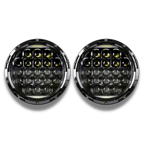 LED 210W Head Lights for Land Rover Defender 90 / 110 – Auto Lighting ...